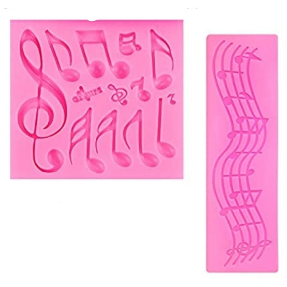 Kitchen | 2 Piece Music Note Fondant Mold Music Note | Poshmark